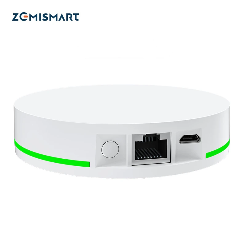 Zemismart Tuya Zigbee Gateway Zigbee 3.0 Hub With Network Cable Socket Wired Connection Smart ...