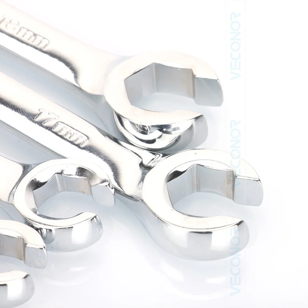 CLE A MOLETTE,--Jeu de clés à écrou évasé pour tuyau'huile, jeu de clés ...