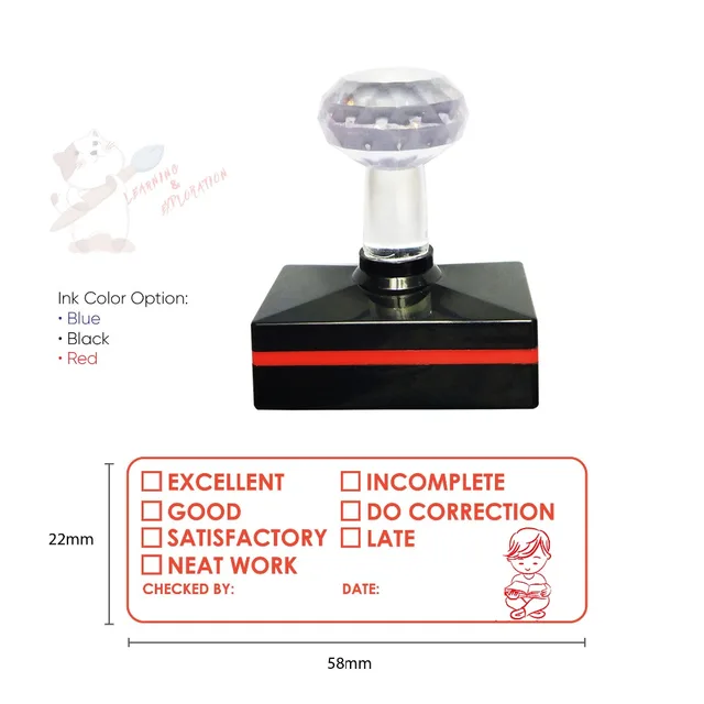 Self Inking Comment Stamp for English Teachers Kids Decorative Stamps ...