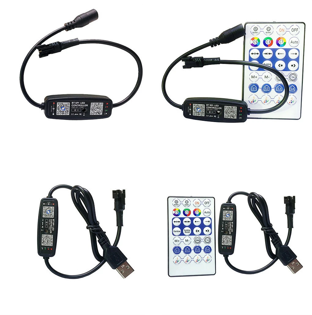 DC USB Bluetooth Pixel Controller 5V 12V 24V WS2811 WS2812B SK6812 ...