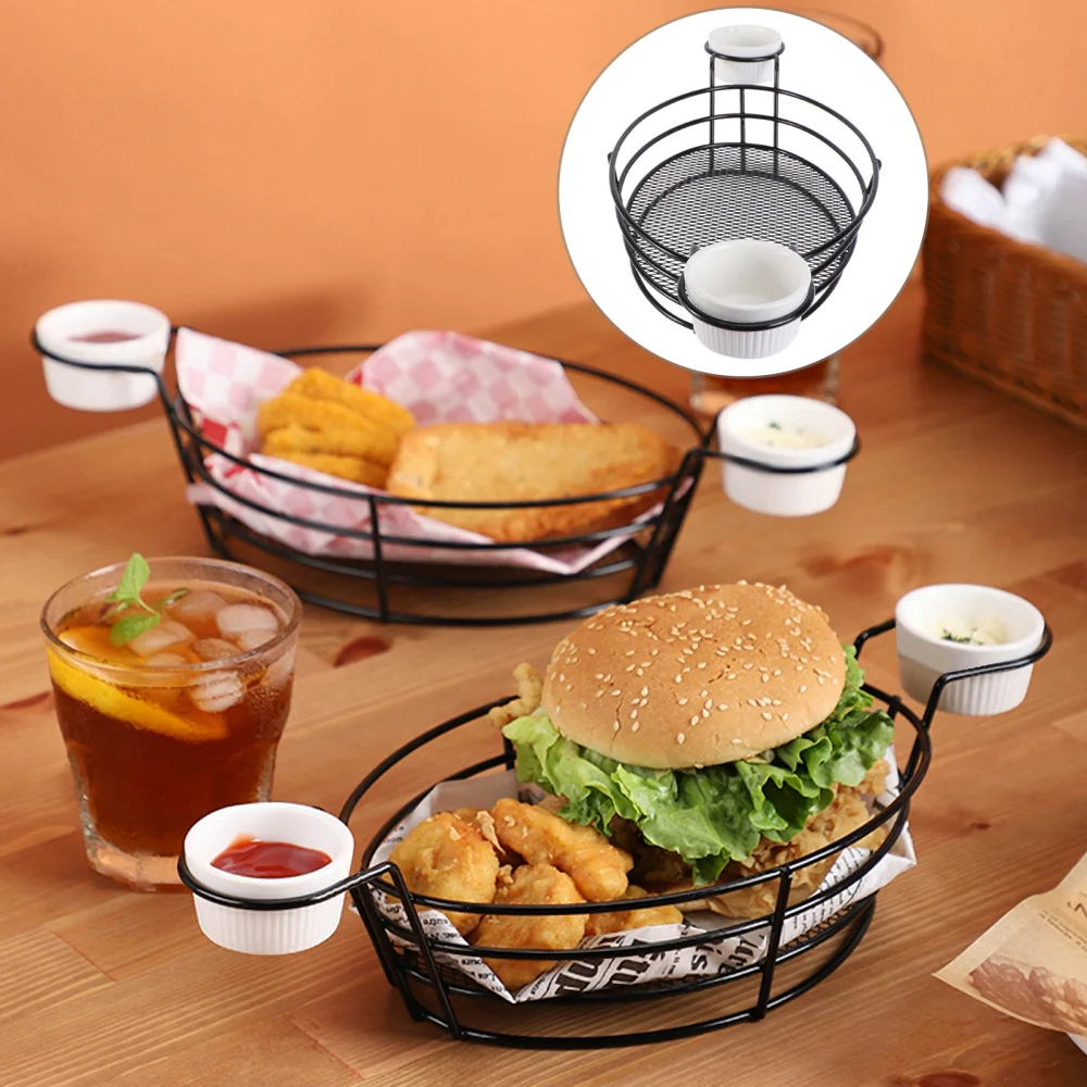 1Pc-Stainless-Steel-Basket-Snack-Potato-Chips-Barrel-Container ...