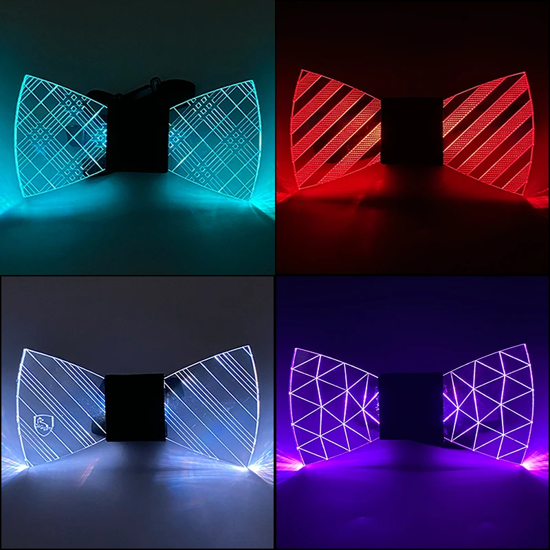 Luminous-Butterfly-LED-Bow-Tie-for-Men-Bow-Tie-Flashing-LED-Light-Up ...