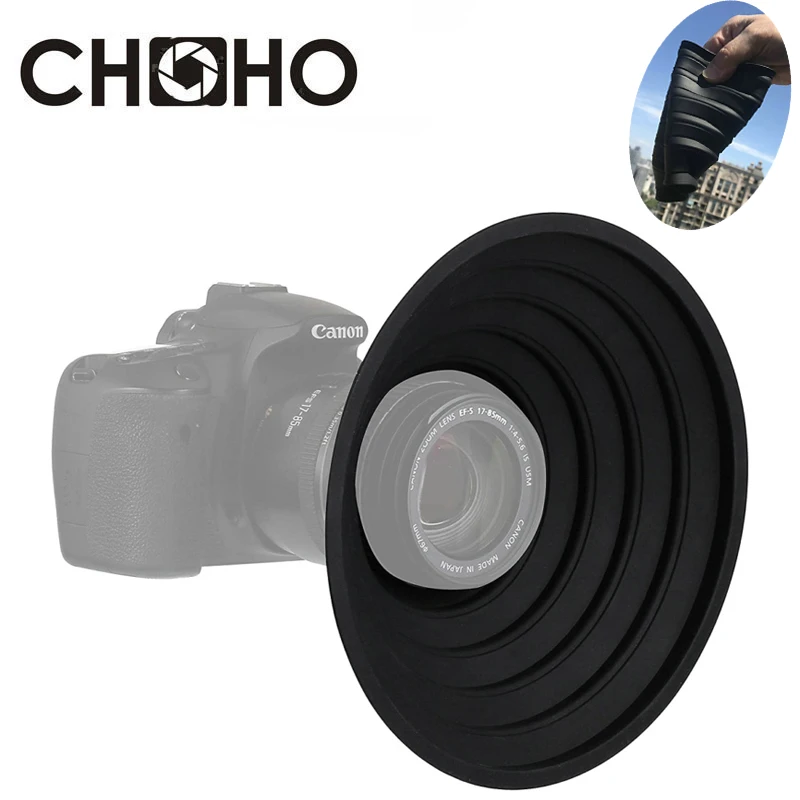 Rubber-Camera-Lens-Hood-Anti-glass-Ultimate-Anti-reflective-Silicone ...