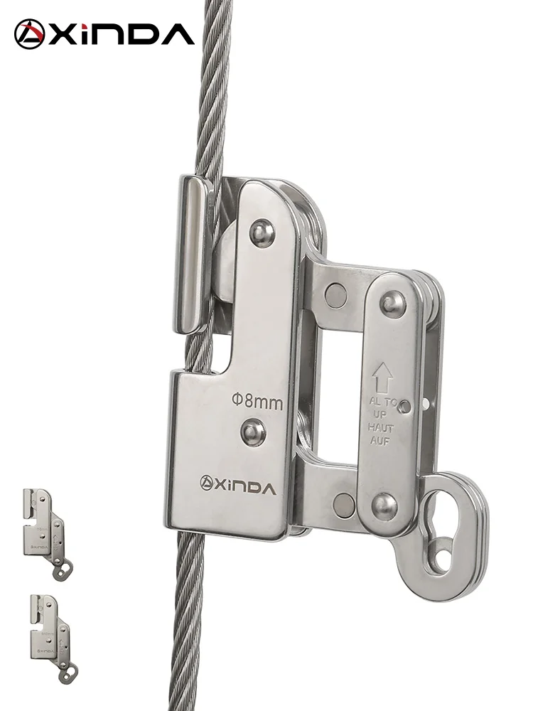 Xinda-8mm-10mm-Steel-Cable-Fall-Arrester-Work-At-Height-Rope-Grab-For ...