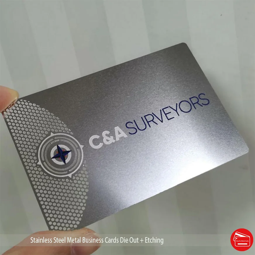 Luxury stainless steel unique laser cut metal business card|Business ...