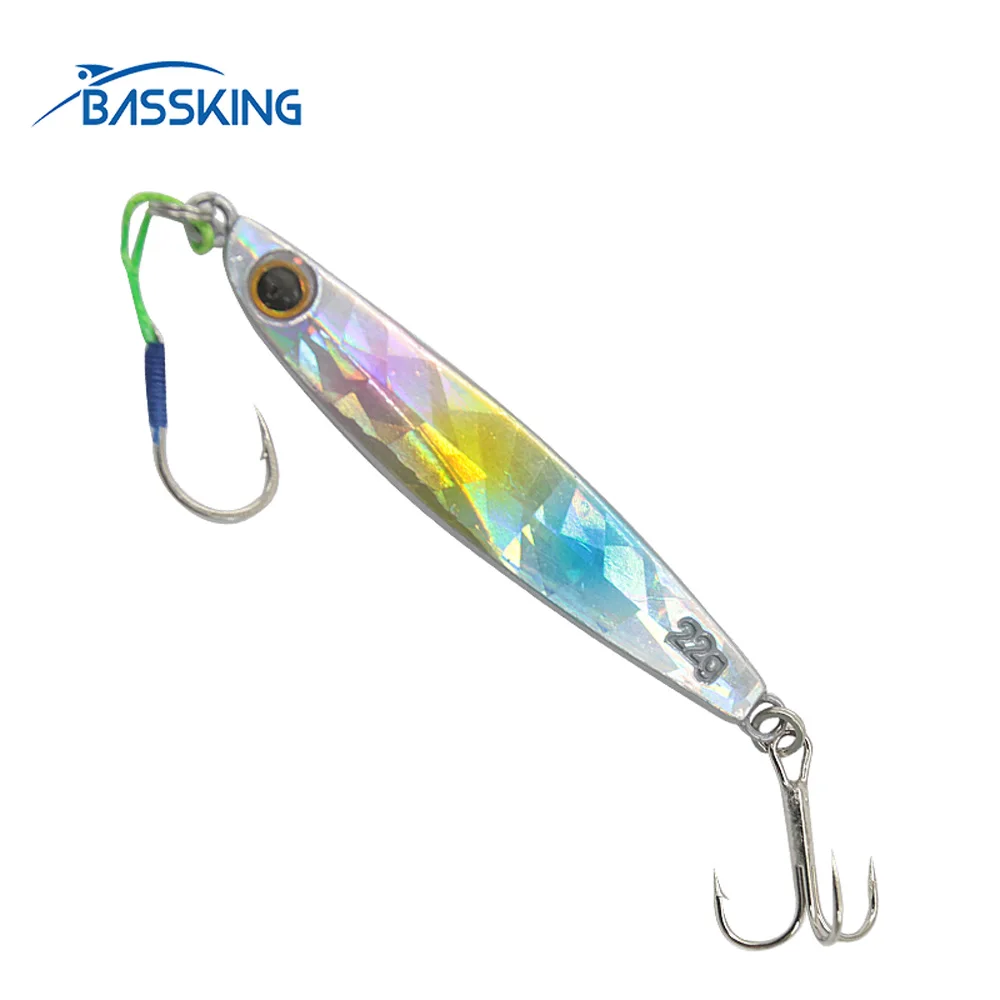 BASSKING-Fishing-Lure-Metal-Jig-Casting-Spoon-22g-90mm-Artificial-Bait ...