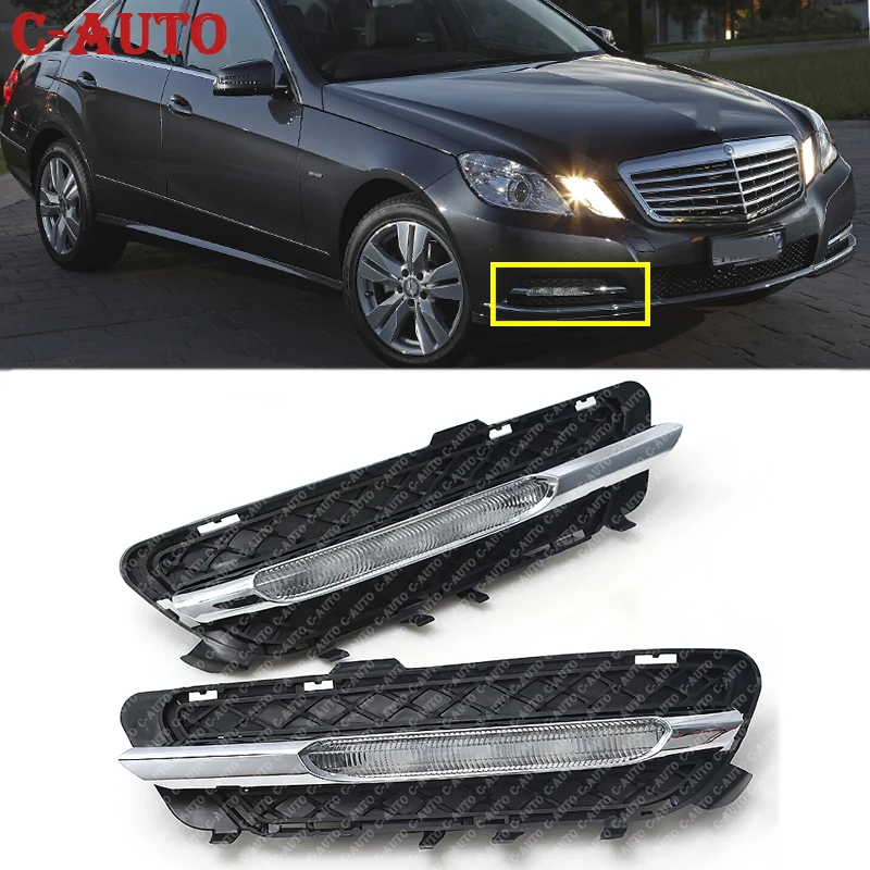 Auto Voor Led Dagrijlichten Drl Voor Mercedes Benz W212 E250 E300 E350 ...