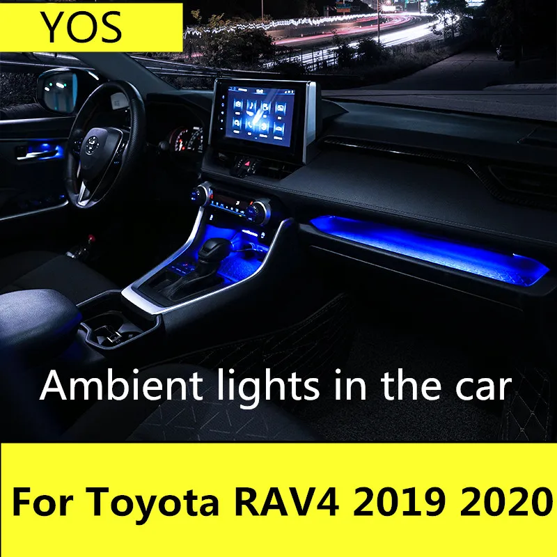 Instrument-Dashboard-Panel-Trim-Atmosphere-Light-For-Toyota-RAV4-2019 ...