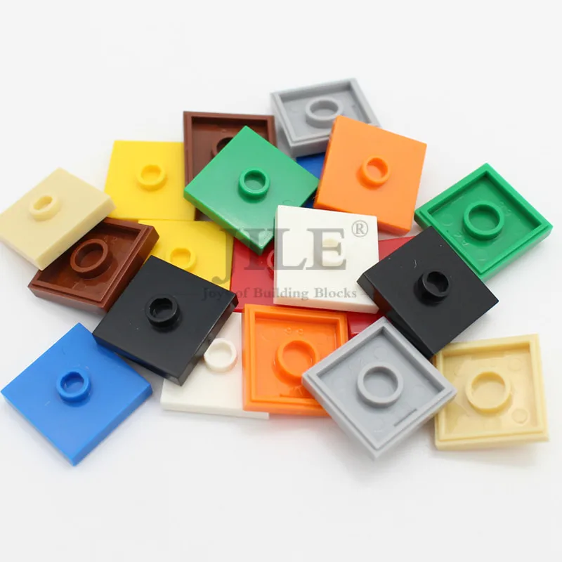 50pcs-Moc-Plate-Modified-2x2-with-1-Stud-87580-DIY-Creative-Enlighten ...