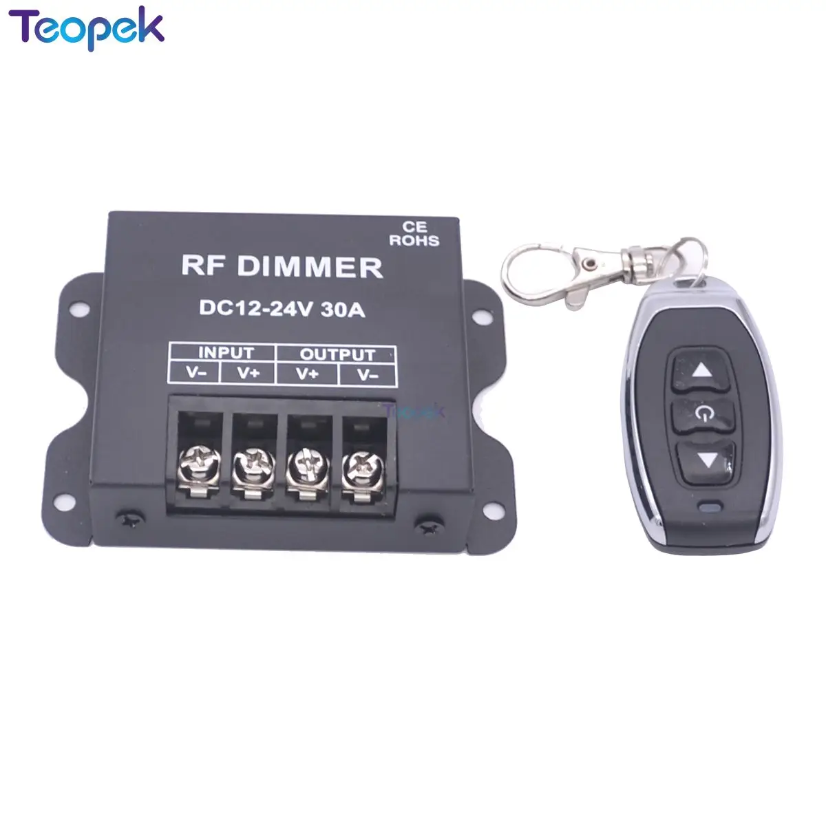 30A-RF-Led-Dimmer-3Key-Remote-LED-Single-Color-Dimmer-Brightness ...