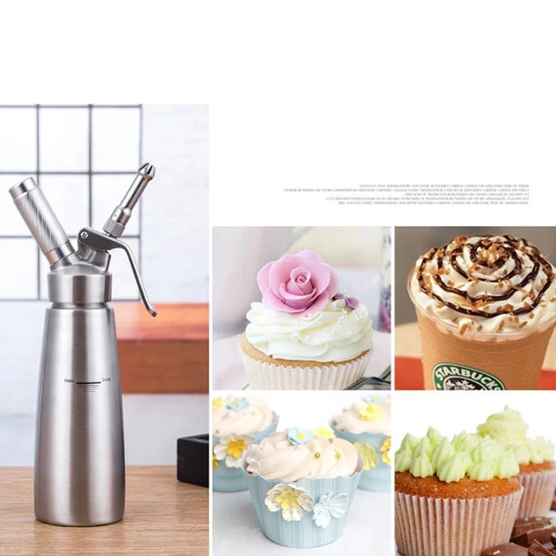 Whip Dessert Cream Butter Dispenser Whipper Foam | 304 Stainless Steel ...