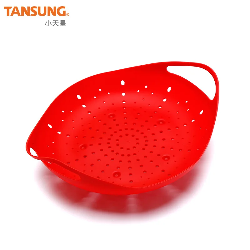 Silicone-Steam-Basket-Mat-Steamer-Rack-Dumplings-Microwave-Cookware ...