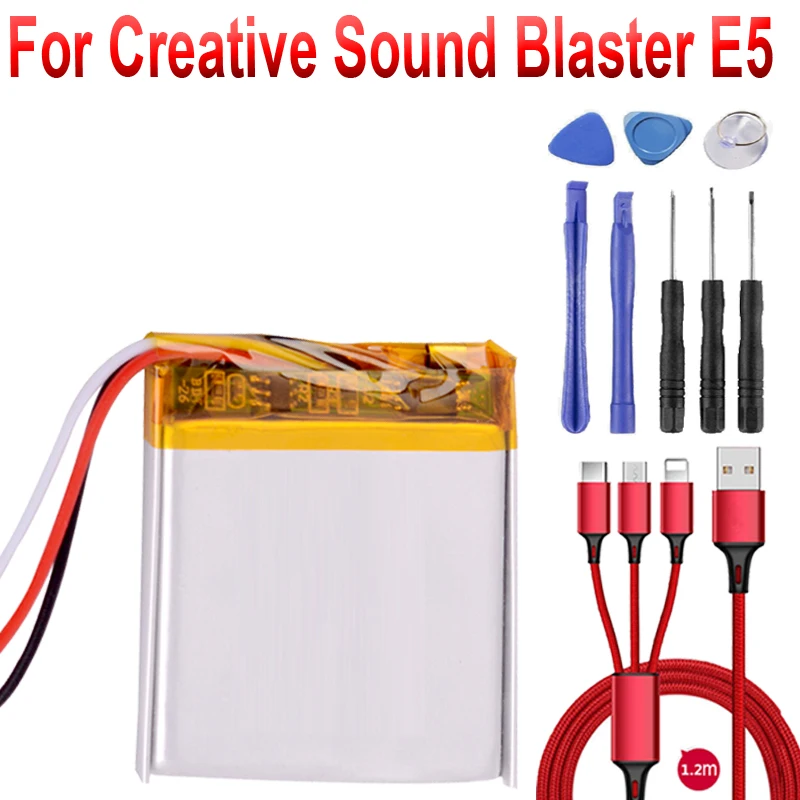 Battery for Creative Sound Blaster E5 Li-Polymer Rechargeable ...