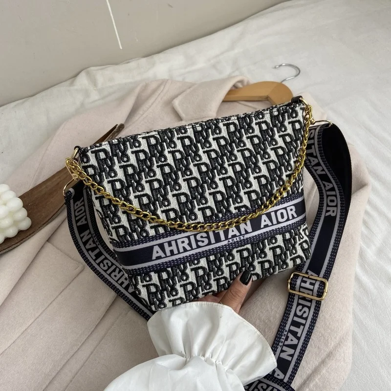 Tren Dompet Merek dan Tas Tangan Tas Desainer Mewah Tas Bahu Kanvas ...