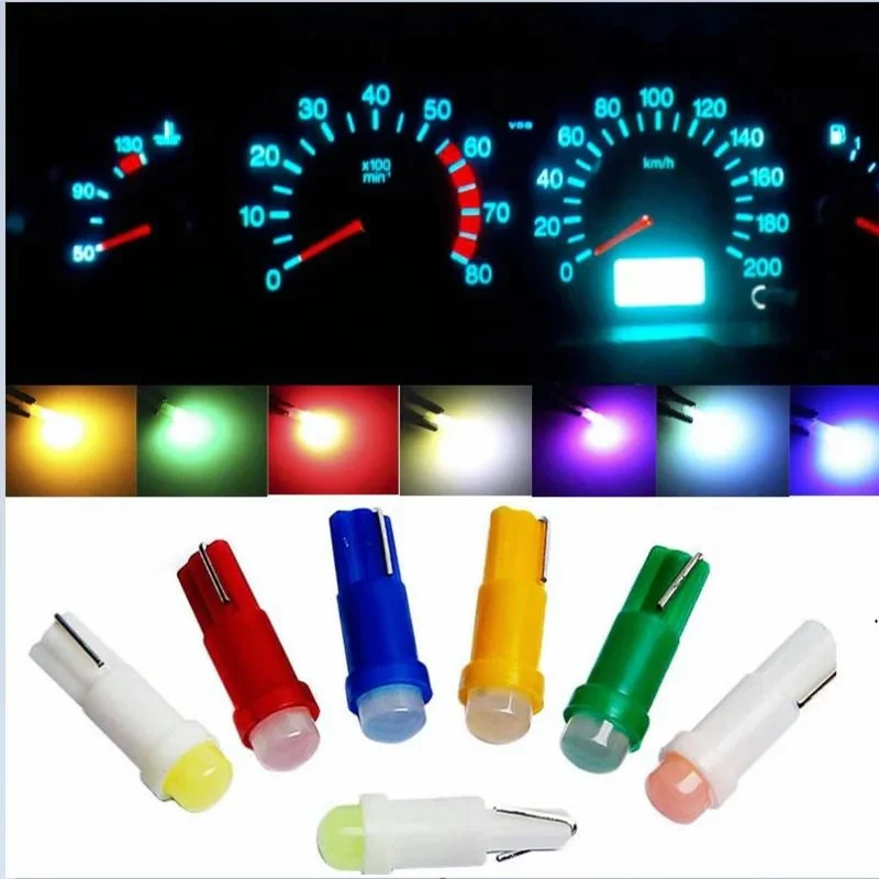 10PCS-LOT-W1-2W-Socket-T5-LED-12V-Car-Auto-Side-Wedge-Dashboard-Gauge ...