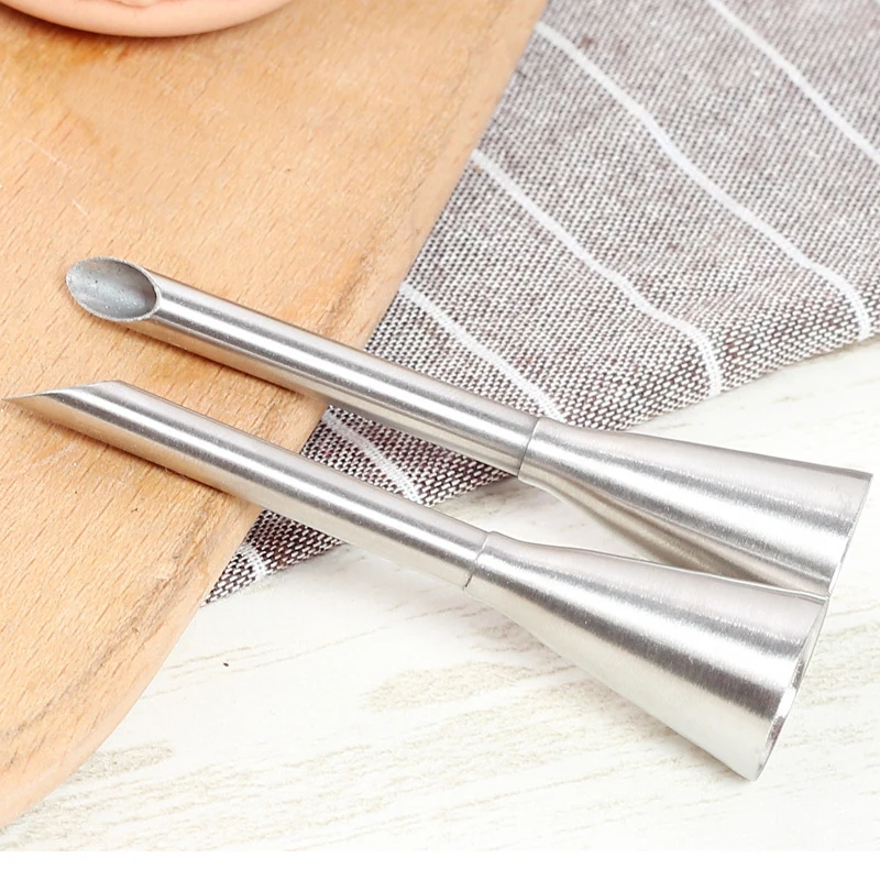 3Pcs Kitchen Puffs Nozzle Tip Baking Tools For Cake Decorating Home ...