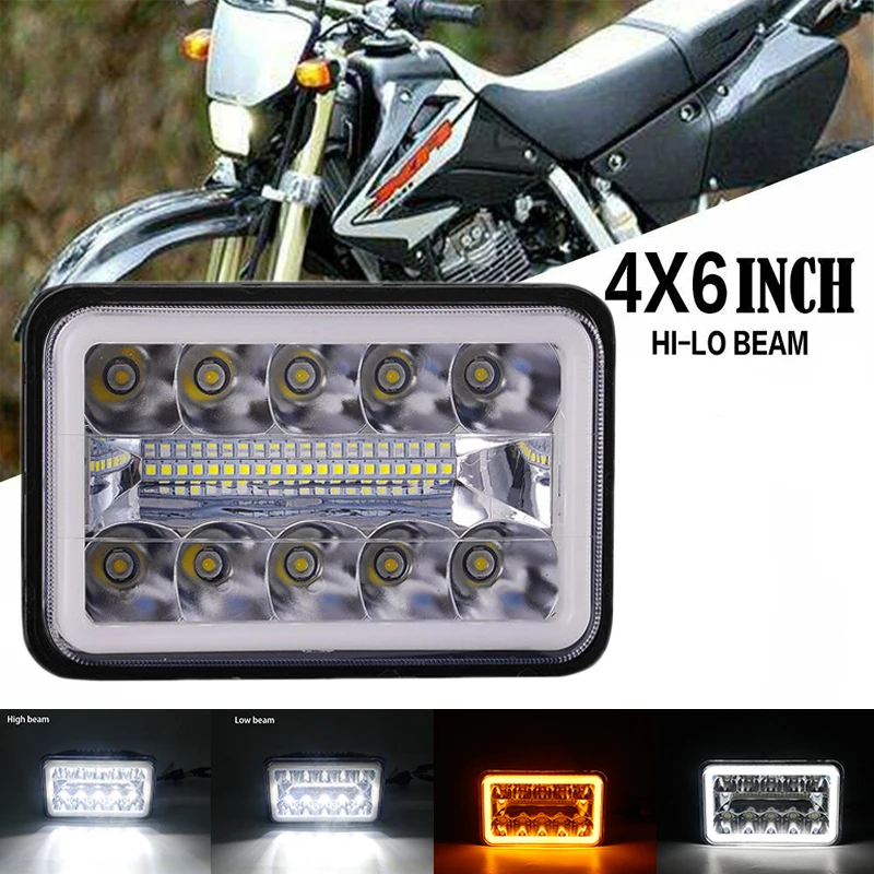 4x6-LED-Hi-Lo-Projector-Sealed-Beam-Headlight-for-Suzuki-DRZ400SM ...