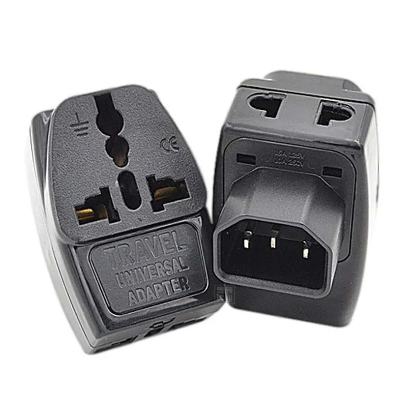 Universal-Black-250v-10a-CE-copper-UPS-PDU-IEC320-C13-C14-Power-Adapter ...