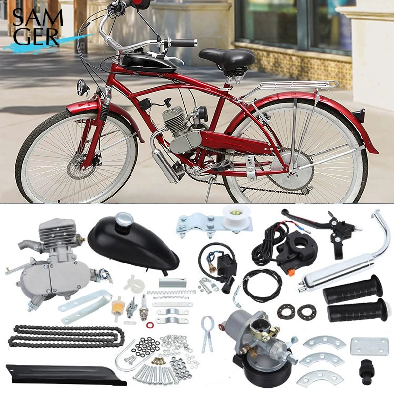 Samger 80cc 2 Bicycle Motorcycle Engine Kit 2 Stroke Gas Pocket Bike ...
