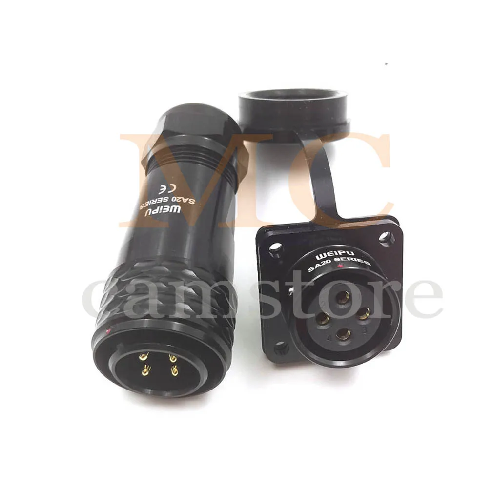 SA20-4-pin-Waterproof-Connector-Power-Cable-connectors-Automotive ...
