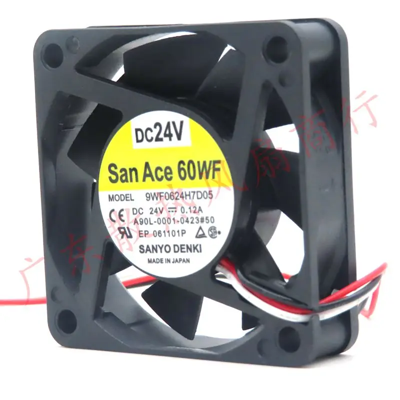 original A90L-0001-0423#50 9WF0624H7D05 0.12A DC24V 6015 6cm FANUC ...