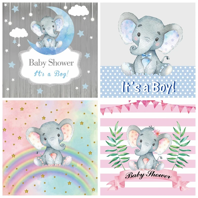 Elephant Baby Shower Clipart