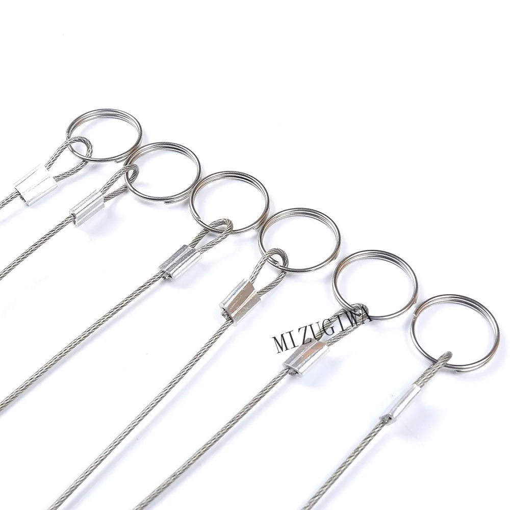 12" (30.5cm) Lanyard Cable Tether Safety Wire for Loss Prevention 2 ...