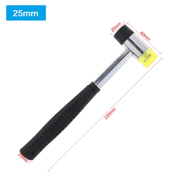 25mm 30mm 40mm Rubber Hammer Double Faced Work Glazing Window Nylon ...