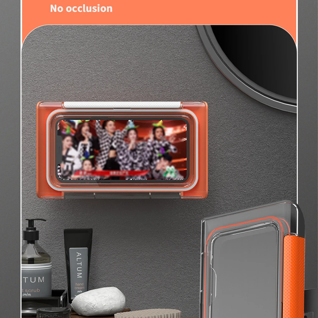 Other Home & Living - Bathroom Toilet Mobile Phone Holder Box Wall ...