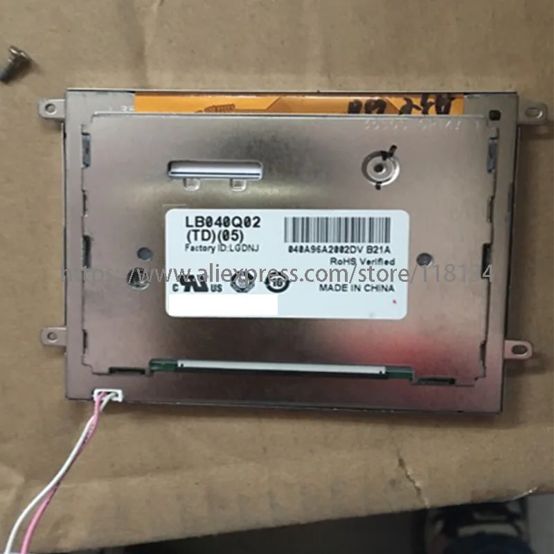 Used 4.0" Inch LB040Q02(TD)(05) LB040Q02 TD05 GPS DVD Lcd Screen ...