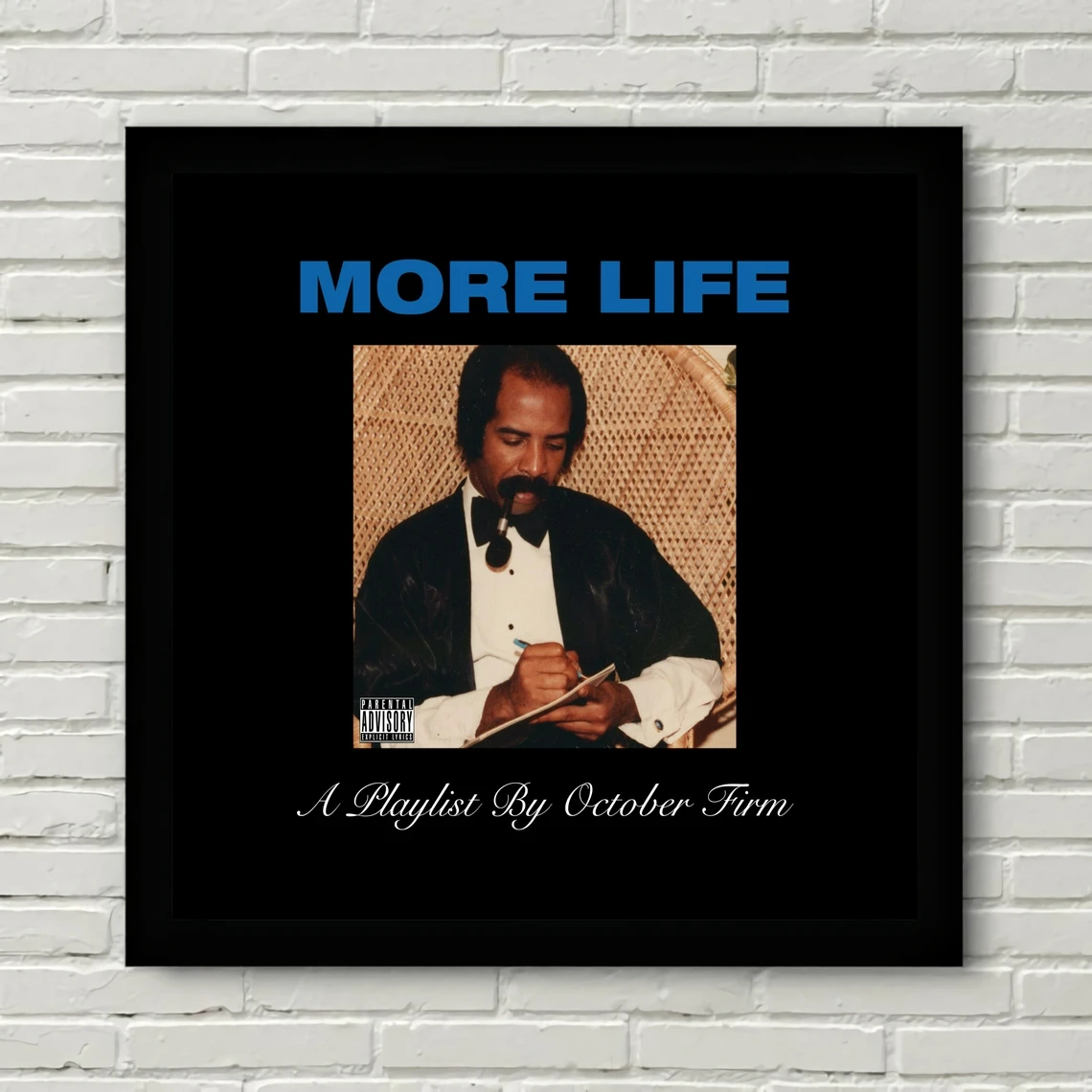 Drake More Life Póster de portada de álbum de música, lienzo impreso ...