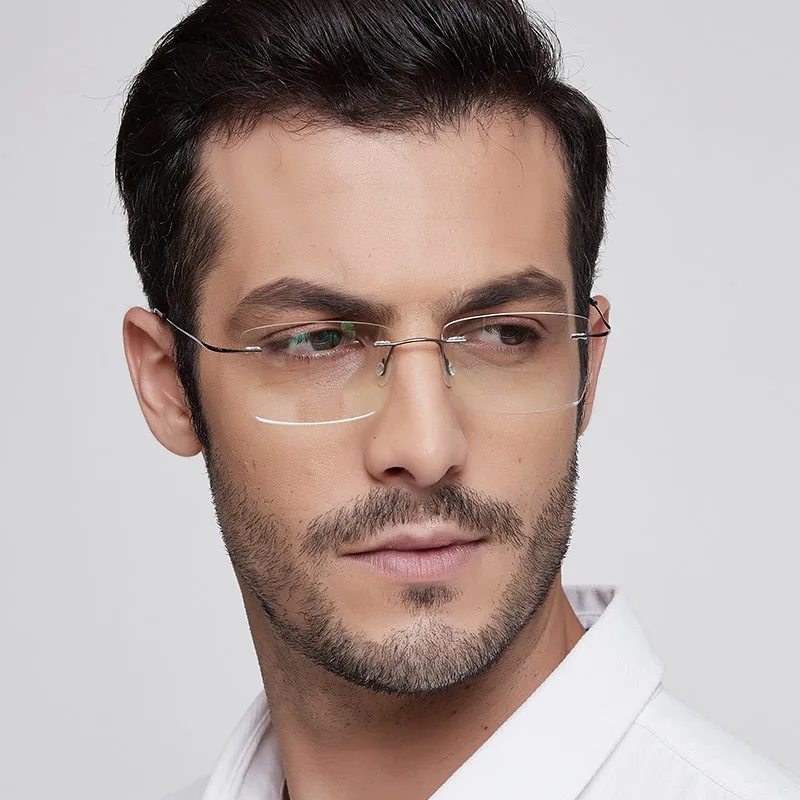 Rimless-Titanium-Eyeglasses-Frame-Super-Lightweighted-Flexible-Titanium ...