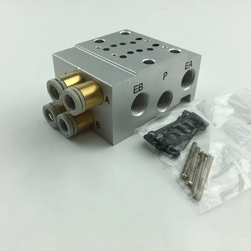 SS5Y3 Series PNEUMATIC Air Manifold วาล์ว SS5Y3-41-01-C4 SS5Y3-41-02-C4 ...