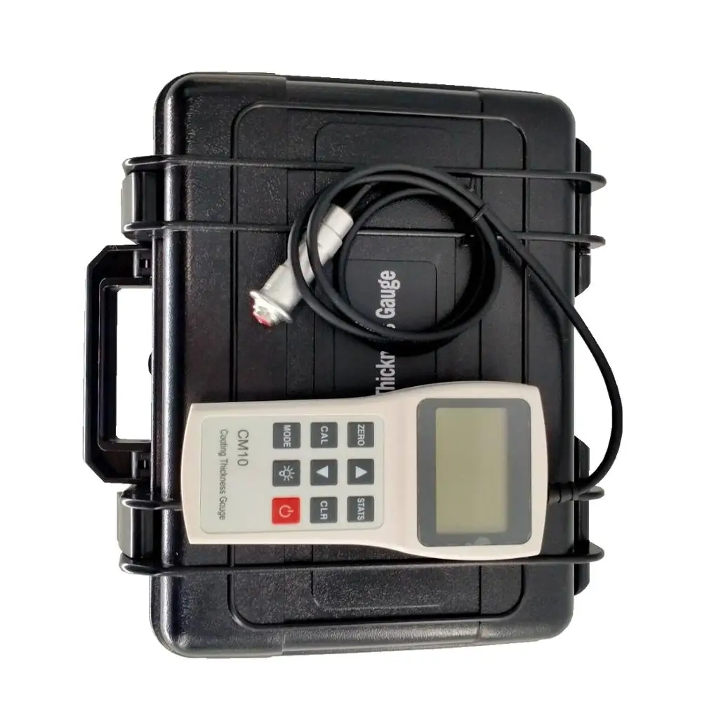 Cm10f 0-3000um Magnetic Method Galvanized Coating Thickness Gauge With ...
