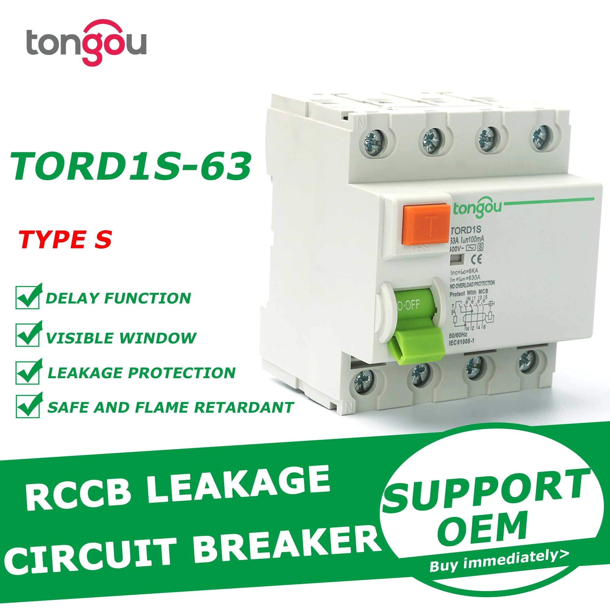S-tipi-diferansiyel-anahtar-RCCB-zaman-gec-kme-RCD-ELCB-gecikme-tipi ...