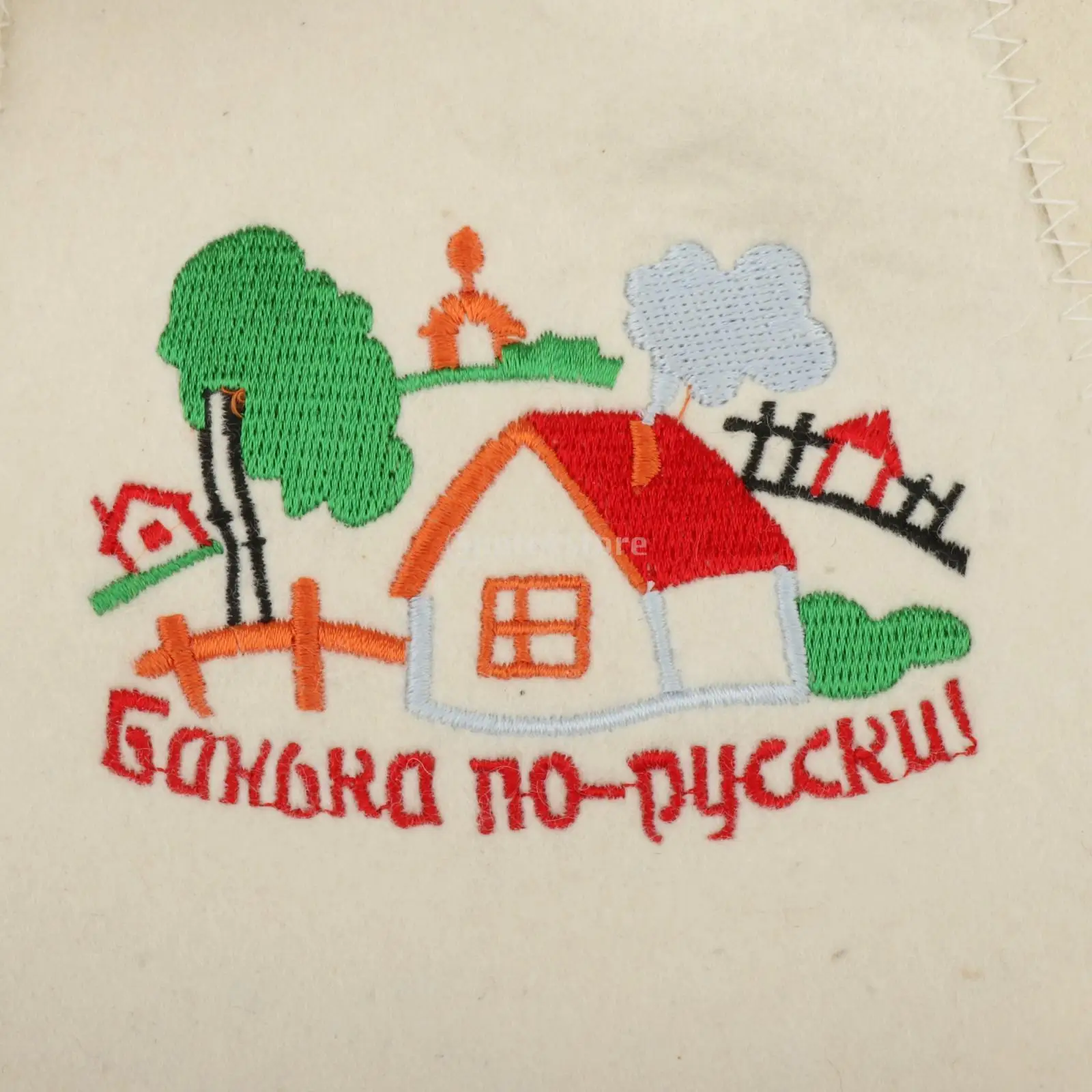 Wool Felt Bath Hat Embroidered Wool Felt Sauna Hat Head For Sauna ...