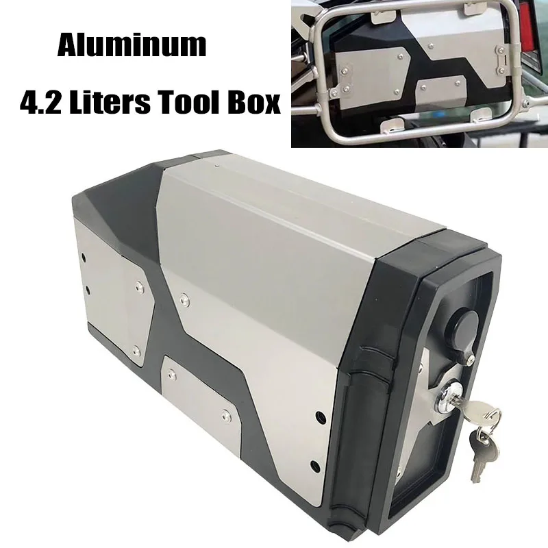 Motorcycle Aluminum Decorative 4.2 Liters Tool Box For BMW R1250GS LC ...