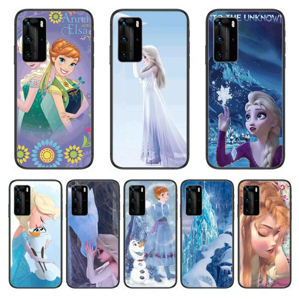 Disney Frozen Princess Elsa Anna Phone Case For Huawei P 40 30 20 10 9 ...