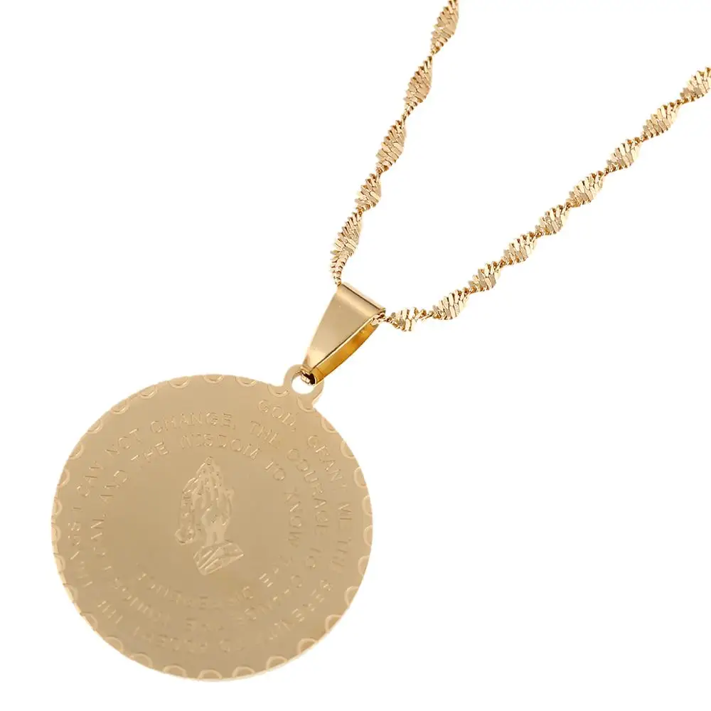 Bible-Verse-Prayer-Jewelry-Praying-Hands-Jewelry-Coin-Medal-Christian ...