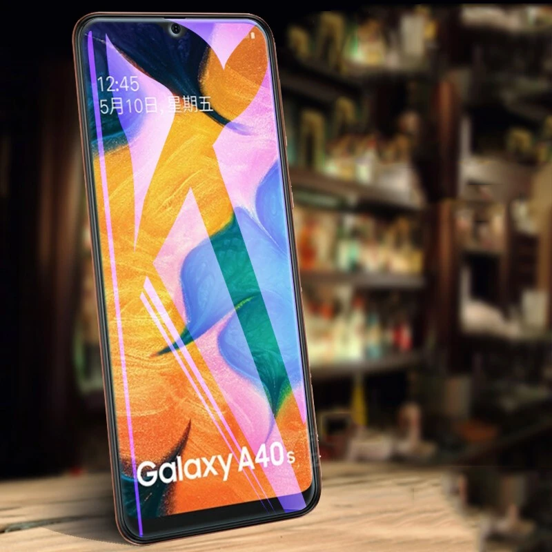 Anti blue Transparent Tempered Glass For Samsung Galaxy A30S A40S A50S ...