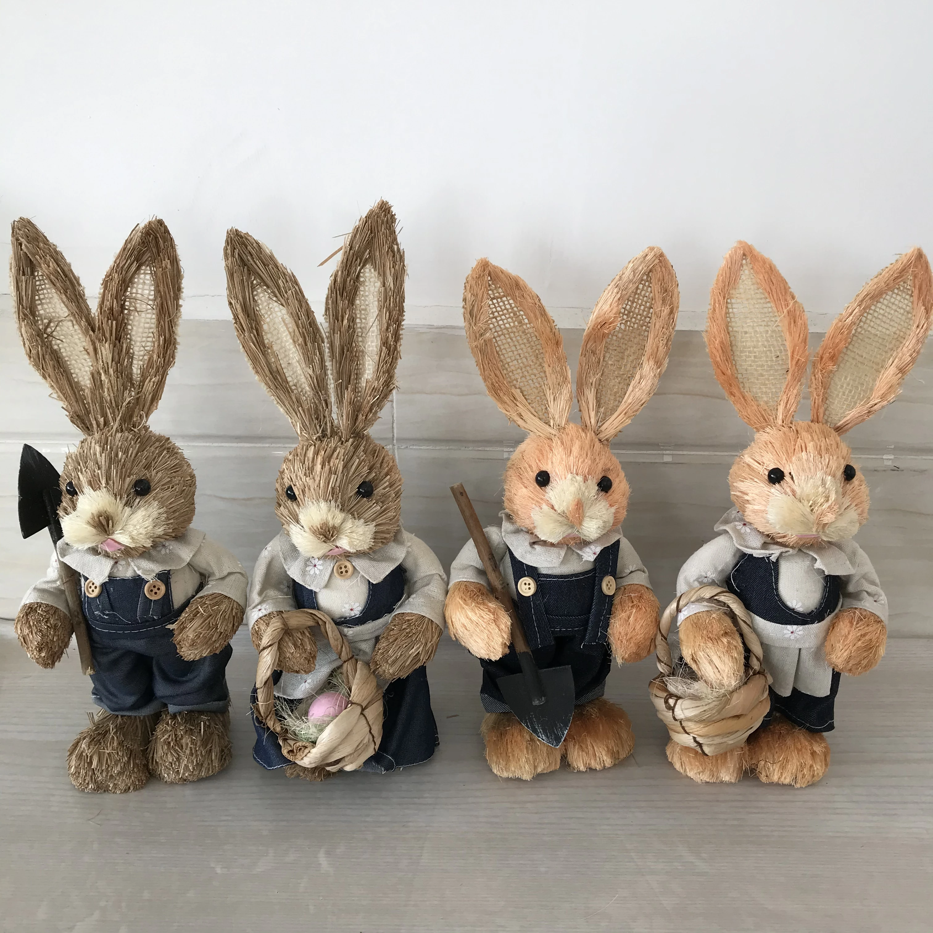 Craft Supplies & Tools Home & Hobby Straw rabbit Floral Arranging etna ...