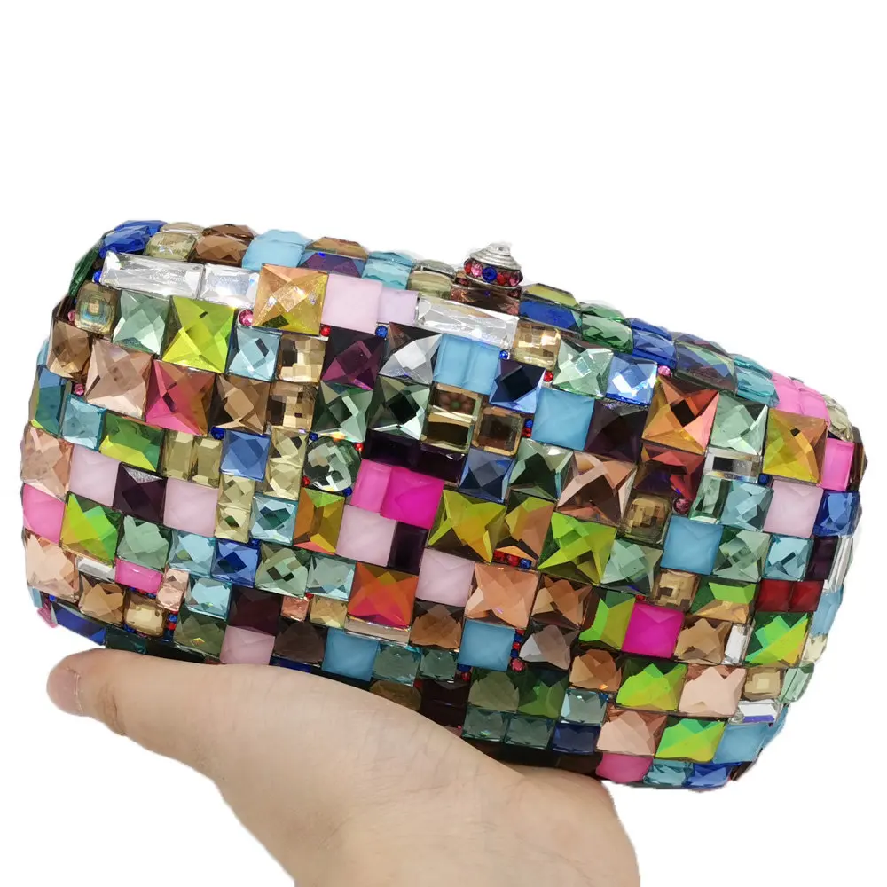 AB-COLOR-Rhinestone-Clutch-bag-Crystal-Purse-Luxury-Women-Evening-Bag ...