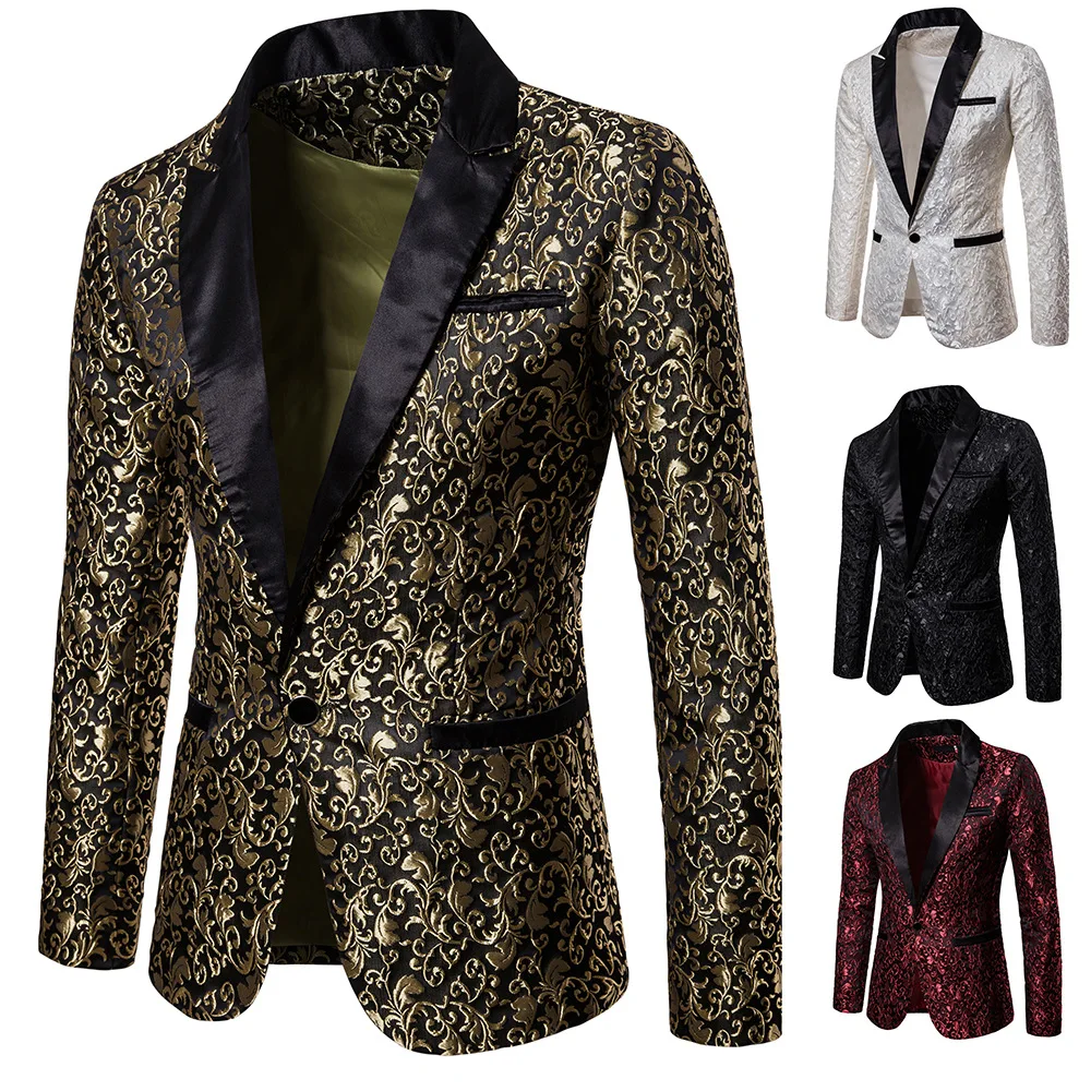 Men-s-Floral-Party-Dress-Suit-Stylish-Dinner-Jacket-Wedding-Blazer-Prom ...