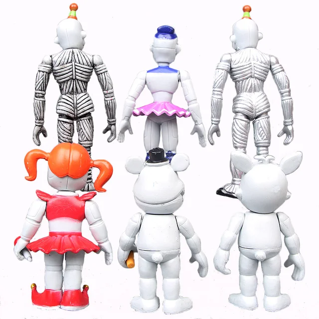 FNAF Pizza Nightmare Mangle Actioon Figures Funtime Circus Baby Ballora ...