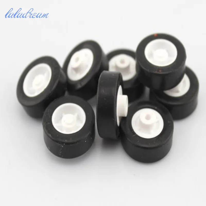 10pcs-lot-2-18mm-Minitype-Wheel-Smooth-Rubber-Wheel-DIY-Assemble-Parts ...