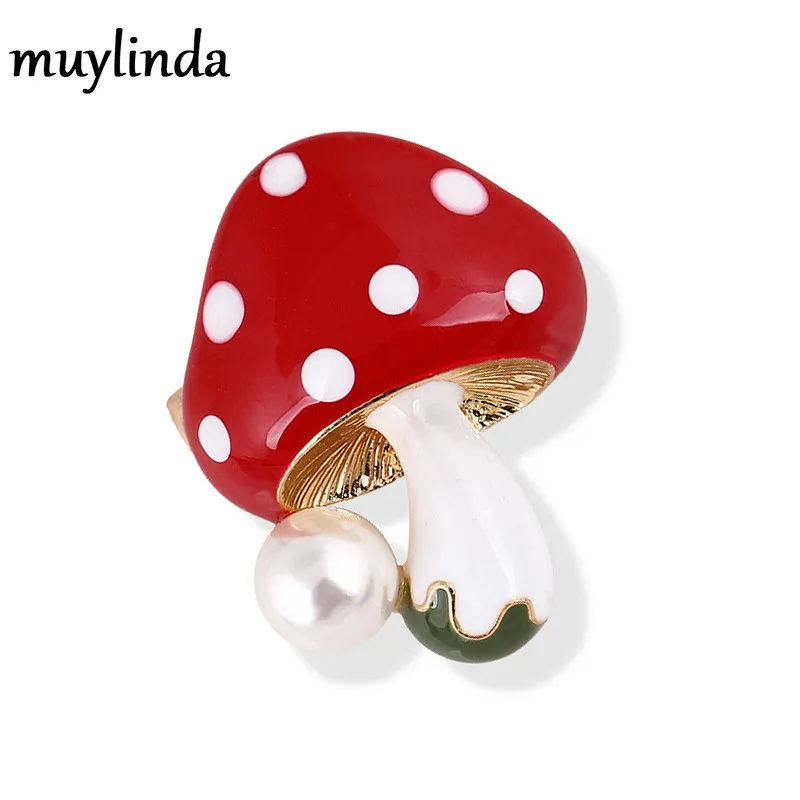 Muylinda-Cute-Enamel-Mushroom-Pin-For-Girls-Metal-Pins-Broches-Scarf ...