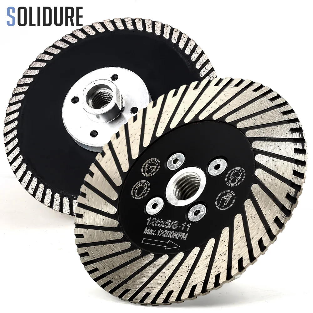 125mm with flange Diamond grinding and cutting Blades Tool Turbo ...
