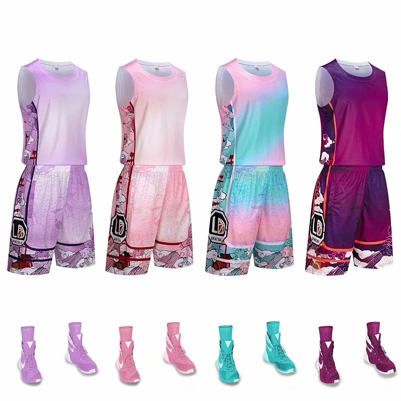 New-Arrival-Men-Basketball-Jersey-Kit-Sports-Clothes-Quick-dry-Women ...