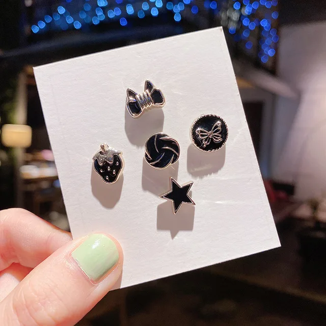 Enamel Jewelry Sets | Mini Brooches Pins | Enamel Pin Buckle | Pearl ...