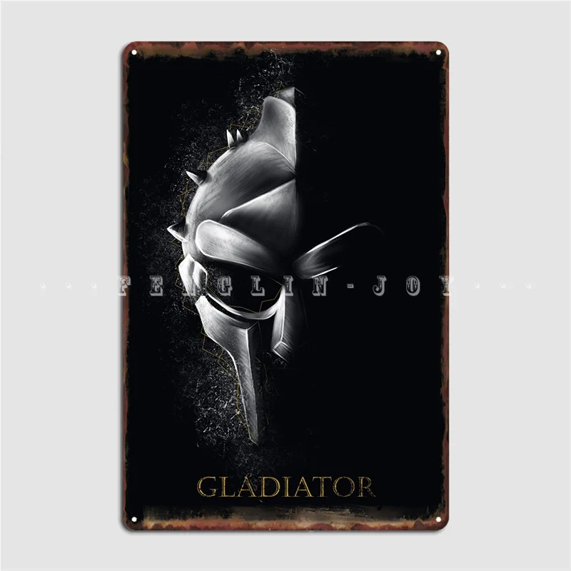 Gladiator Metal Sign Pub Garage Plaques Pub Decoration Tin Sign Poster ...